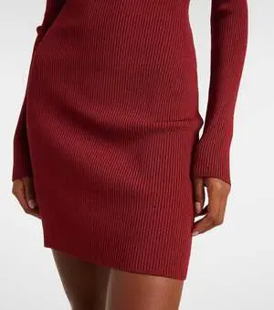 NENSI DOJAKA Cutout Knitted Minidress