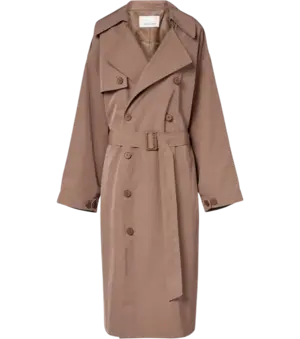 THE FRANKIE SHOP Mavis Trench Coat - Beige