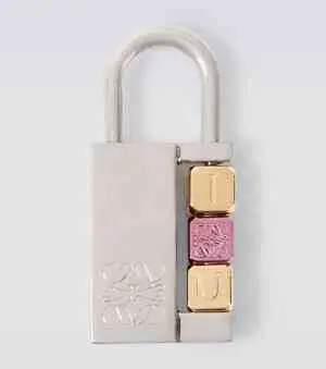 Loewe Padlock Anagram Bag Charm