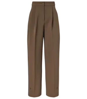 THE FRANKIE SHOP Doyer Wide-leg Pants - Brown