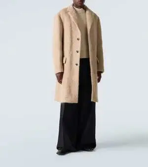 Dries Van Noten Mohair And Wool Coat