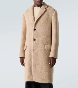 Dries Van Noten Mohair And Wool Coat