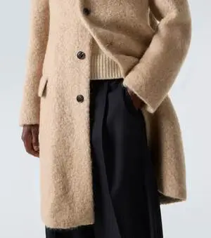 Dries Van Noten Mohair And Wool Coat