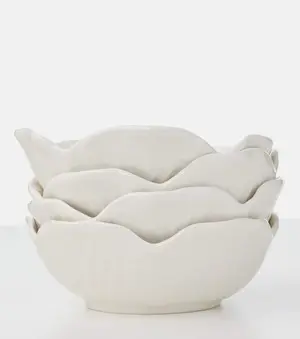BORDALLO PINHEIRO Cabbage Set Of 4 Ceramic Bowls