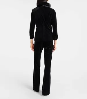 Dorothee Schumacher Velvet Turtleneck Top