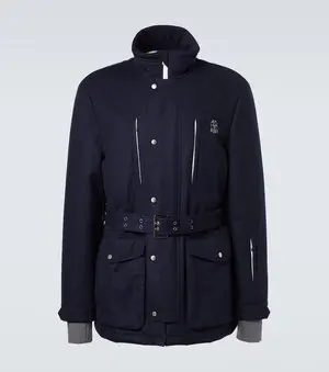 Brunello Cucinelli Wool Ski Jacket - Blue