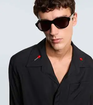 Bottega Veneta Round Frame Sunglasses