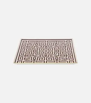 GINORI 1735 Labirinto Porcelain Centerpiece - Brown