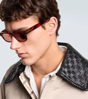 Bottega Veneta Square Frame Sunglasses