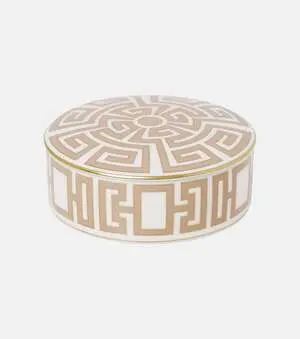GINORI 1735 Labirinto Porcelain Box - Beige