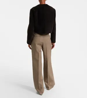 Dorothee Schumacher Soft Touch Cropped Leather Jacket