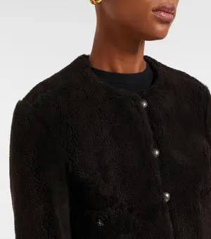 Dorothee Schumacher Soft Touch Cropped Leather Jacket