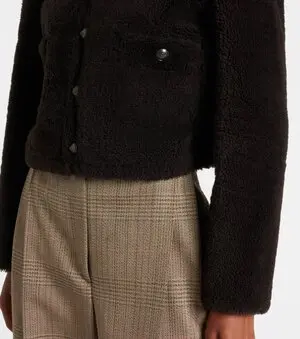 Dorothee Schumacher Soft Touch Cropped Leather Jacket