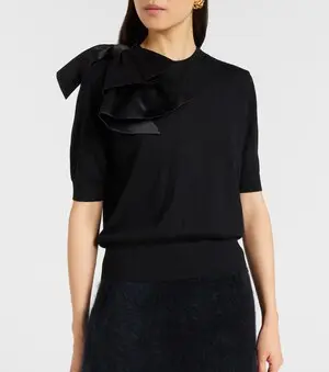Dorothee Schumacher Merino Wool Ruffled Sweater