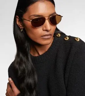 Bottega Veneta Aviator Sunglasses