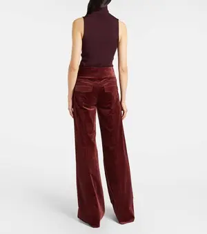 Dorothee Schumacher Twisted Structure Corduroy Flared Trousers