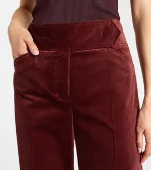 Dorothee Schumacher Twisted Structure Corduroy Flared Trousers
