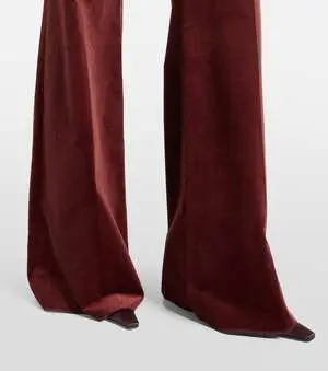 Dorothee Schumacher Twisted Structure Corduroy Flared Trousers