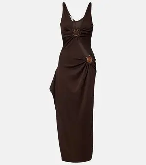 Christopher Esber Cascade Embellished Midi Dress