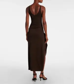 Christopher Esber Cascade Embellished Midi Dress