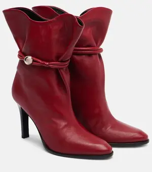 Isabel Marant Étoile Lolya 90 Ankle Boots - Red
