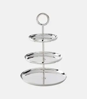 Christofle Vertigo -plated Serving Stand Andrée Putman - Silver