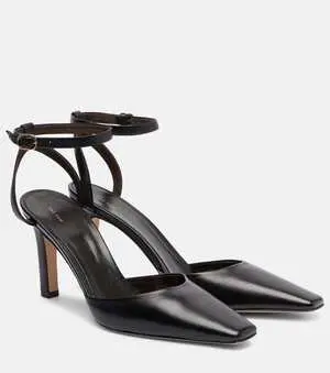 THE ROW Carla 80 Leather Sandals
