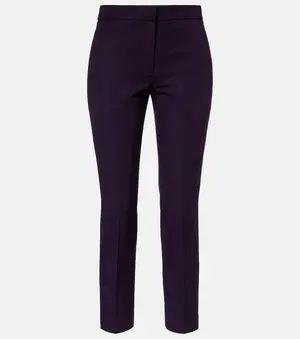 Alexander McQueen Wool Slim Fit Trousers