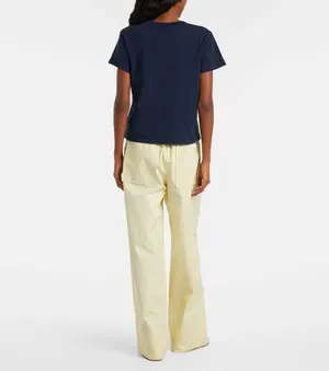 LESET Margo Cotton Jersey T-shirt - Blue