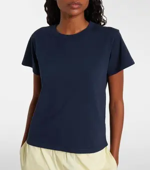 LESET Margo Cotton Jersey T-shirt - Blue