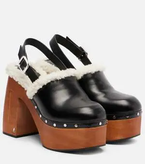 Jimmy Choo Platform Mules Clogs For Women