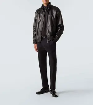 Giorgio Armani Leather Jacket