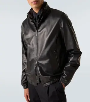 Giorgio Armani Leather Jacket