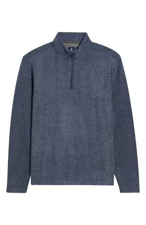 Johnnie-o Fleece Half Zip Pullover - Navy