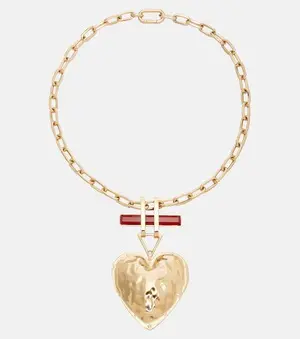 La DoubleJ Beating Heart Pendant Necklace