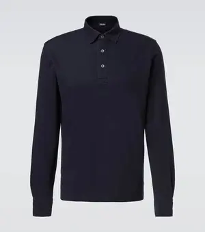Zegna Cotton Piqué Polo Sweater