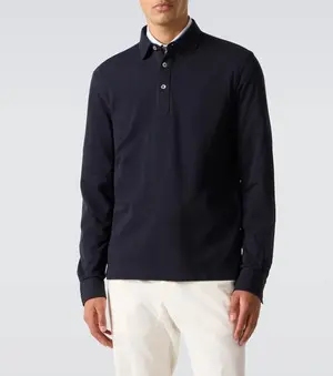 Zegna Cotton Piqué Polo Sweater