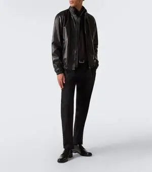 Giorgio Armani Leather Derby Shoes
