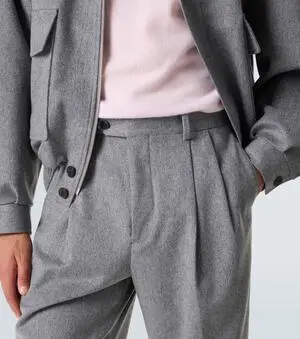 Auralee Cashmere Straight Pants