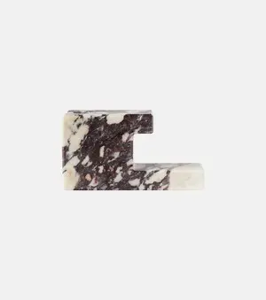 101 COPENHAGEN Brick Marble Candle Holder - Multicoloured