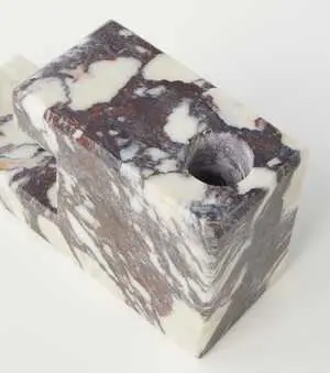 101 COPENHAGEN Brick Marble Candle Holder