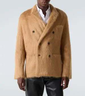 TOM FORD Cashmere, Mohair, And Silk Blazer - Beige