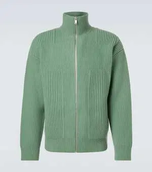 JIL SANDER Wool Zip-up Cardigan