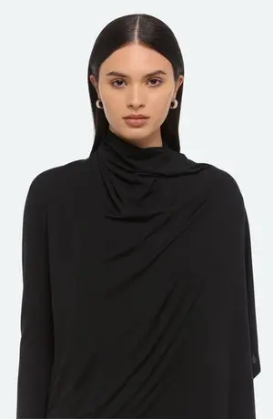 Helmut Lang Turtleneck Scarf Top