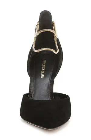 Veronica Beard Leandra Ankle Strap Pump - Black