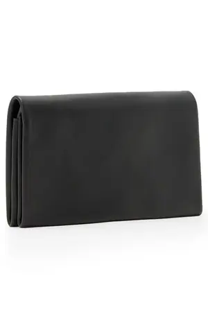 ALLSAINTS Harluna Leather Clutch - Black