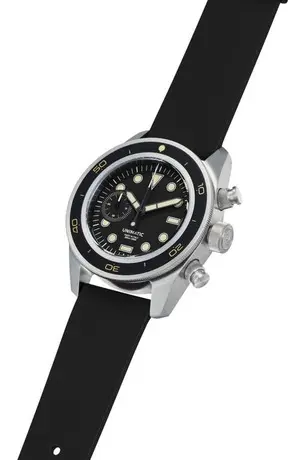 UNIMATIC Diving Heritage Chronograph Diving Watch - Black