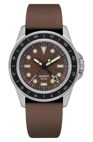 UNIMATIC Diving Heritage Diving Watch - Brown