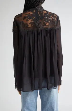 Zimmermann Hypnotic Lace Yoke Top