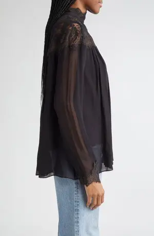 Zimmermann Hypnotic Lace Yoke Top